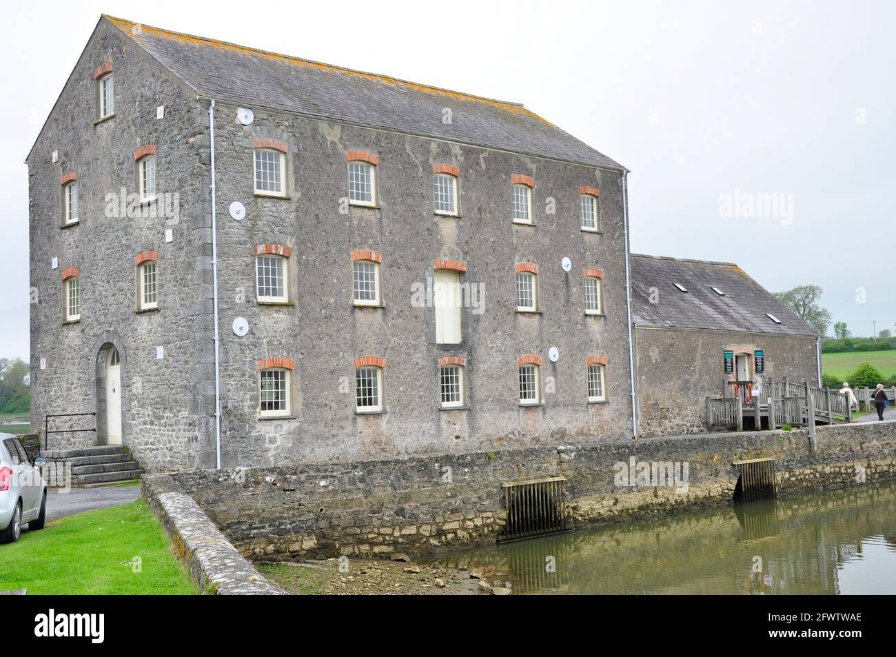 Carew Tidal Mill built in the 19th century on the site of an earlier ...