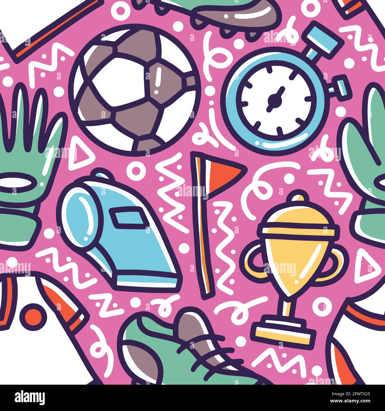 doodle set of soccer hand drawing Stock Vector Image & Art - Alamy