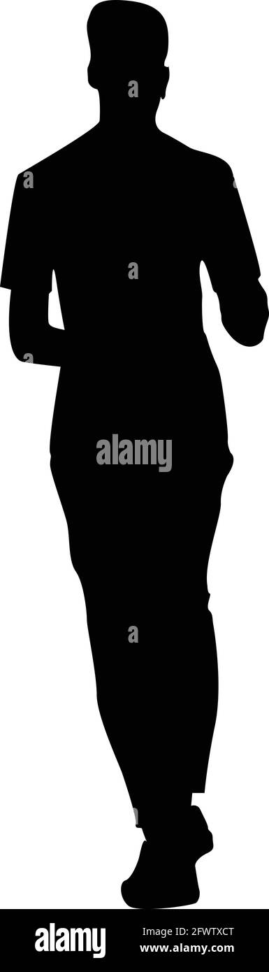 Fitness health man runner Stock Vector Images - Alamy