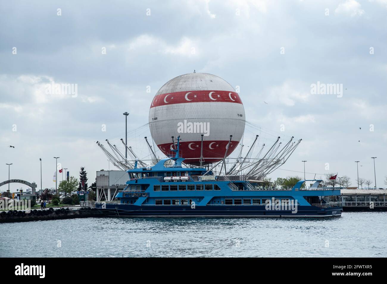 Turkey; Istanbul; the Bosphorus: ferries galore on the crossing to Asia ...