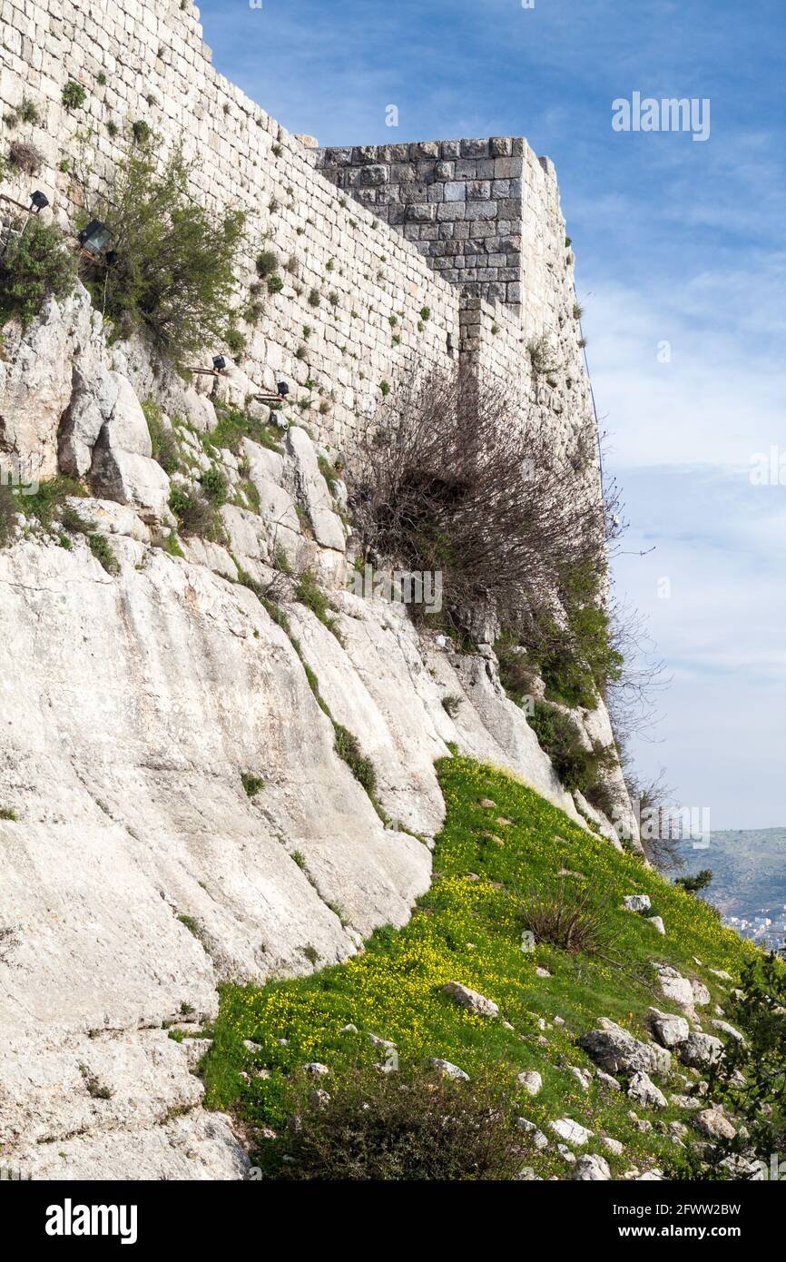 Ajloun castle architecture hi-res stock photography and images - Alamy