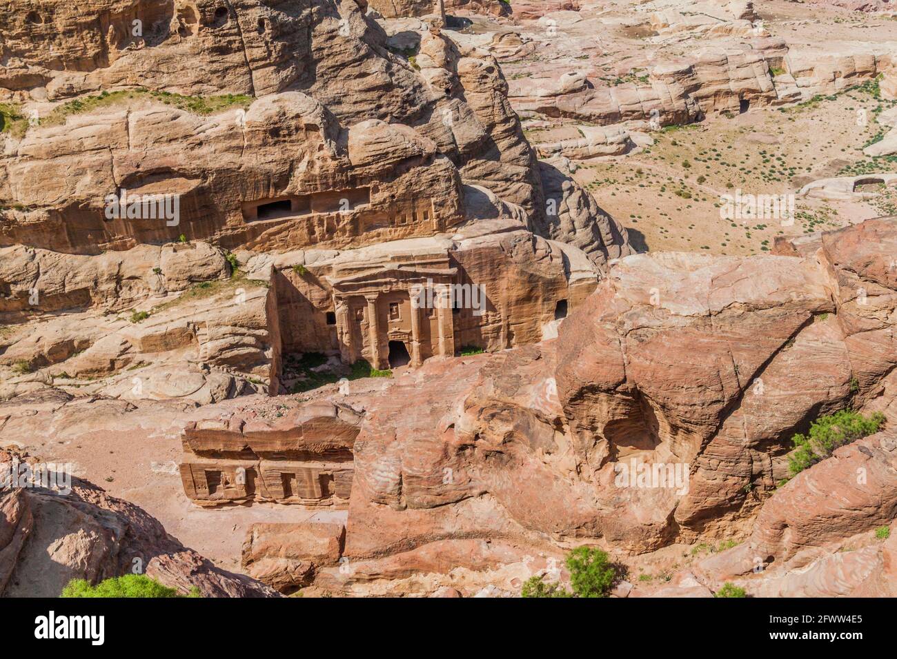 Roman Soldier's Tomb in the ancient city Petra, Jordan Stock Photo - Alamy