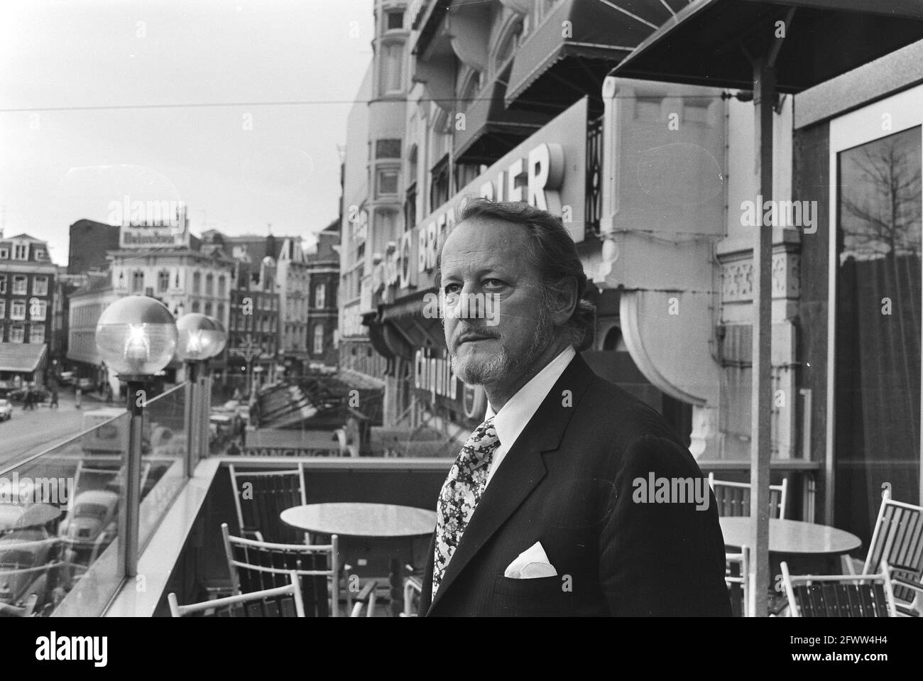 American film director Ralph Nelson in Amsterdam; Ralph Nelson ...
