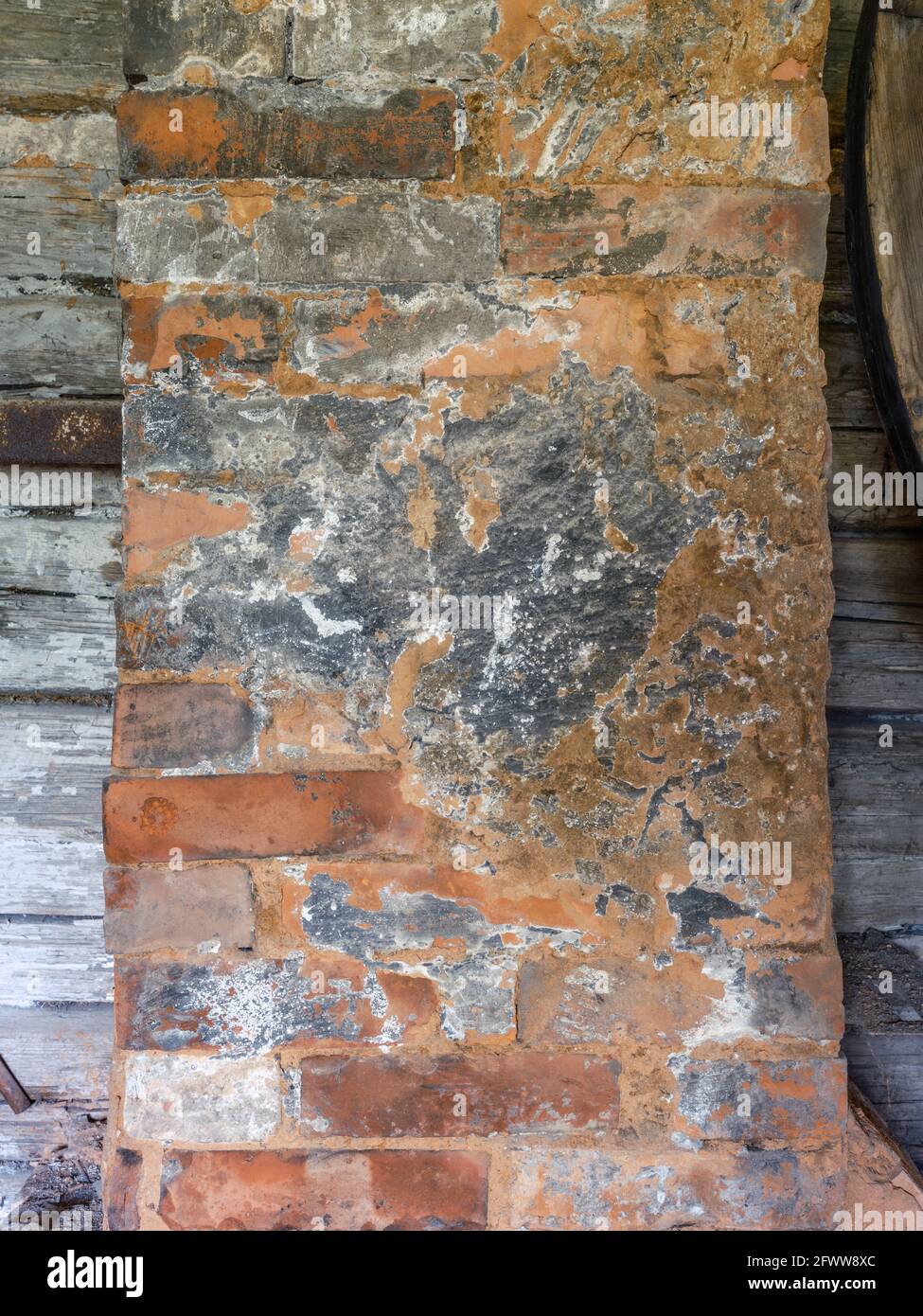 old workshop smith details with rusty tools and stone walls covered in ...