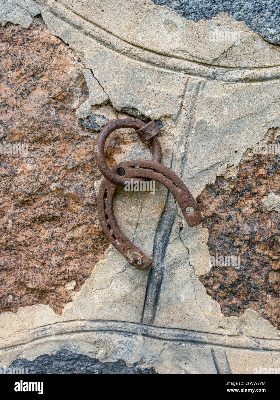 old workshop smith details with rusty tools and stone walls covered in ...