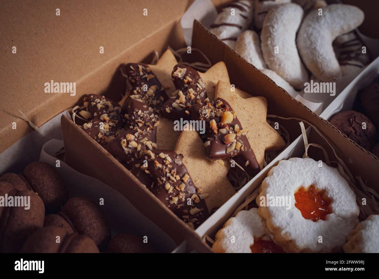 Food various types cookies hi-res stock photography and images - Alamy