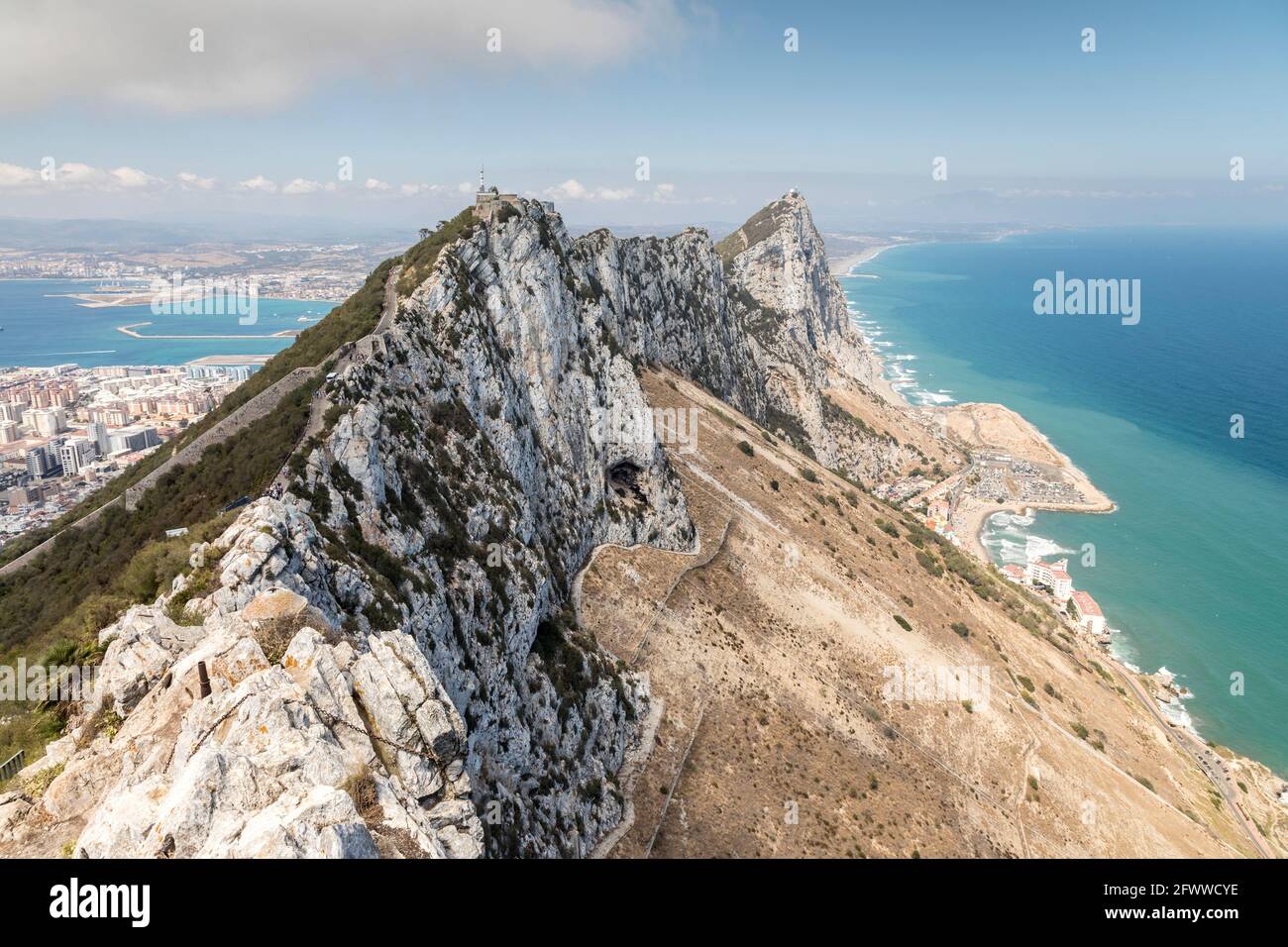 Rock of Gibraltar Stock Photo - Alamy