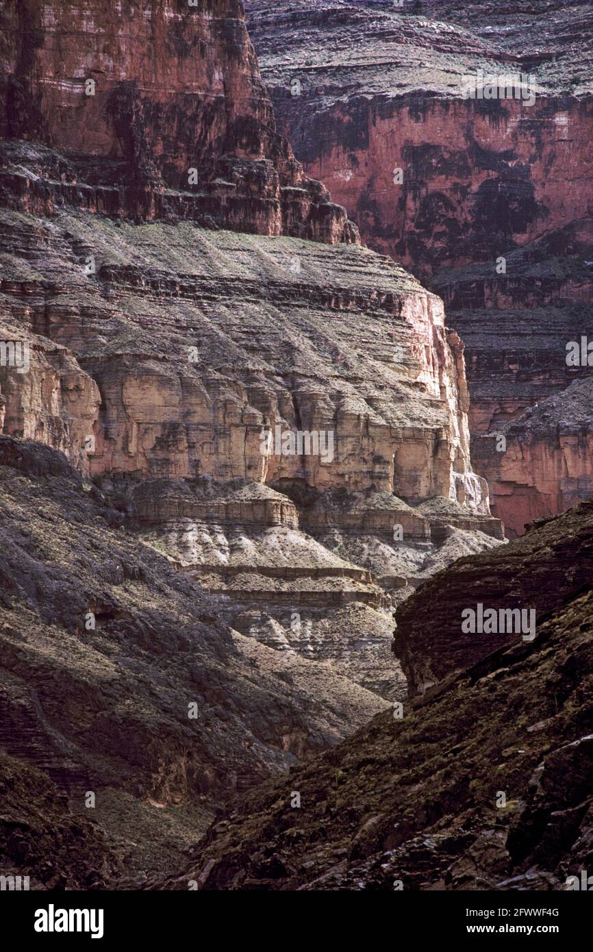 Grand Canyon Walls; Arizona; USA Stock Photo - Alamy