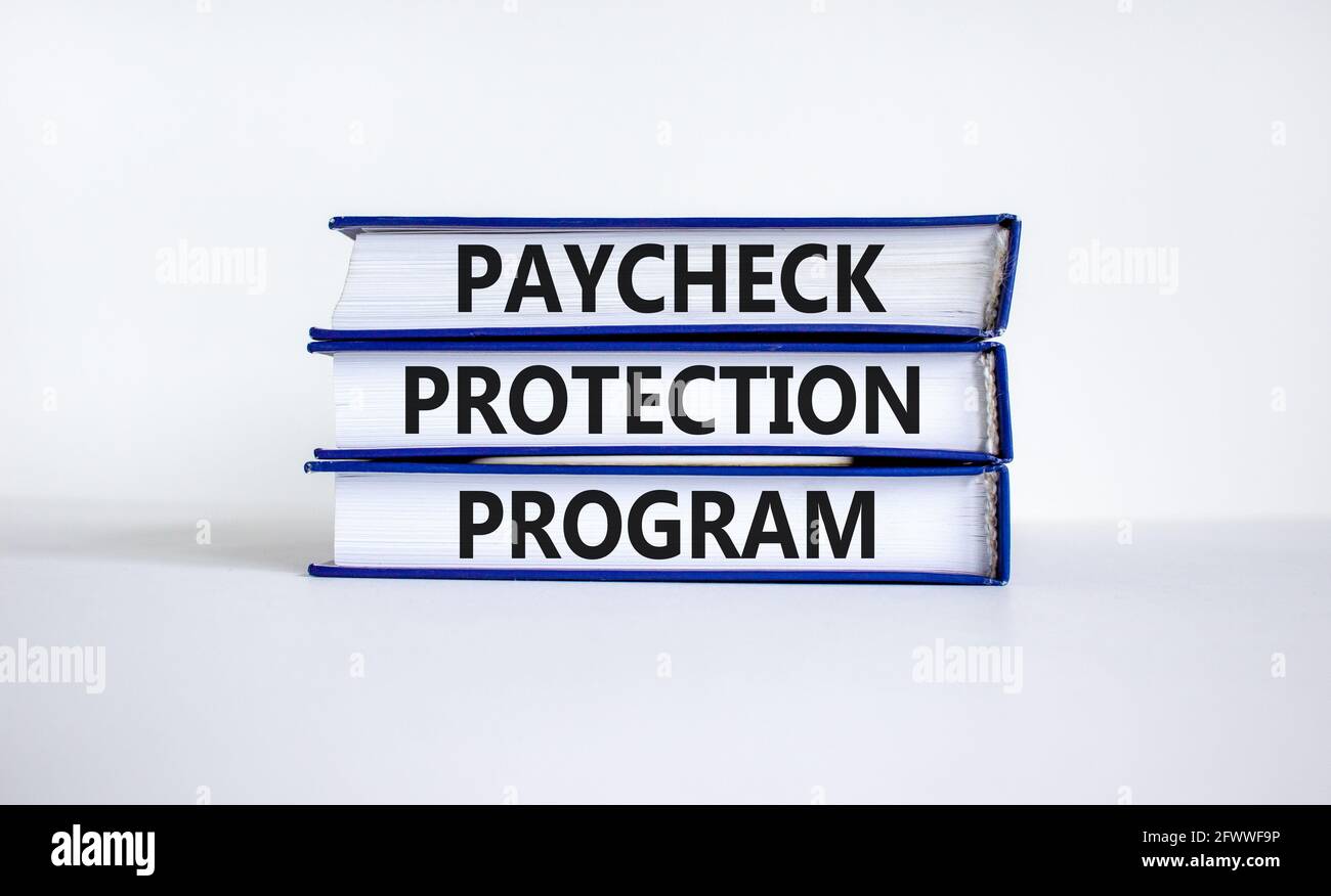 PPP, paycheck protection program symbol. Concept words PPP, paycheck ...