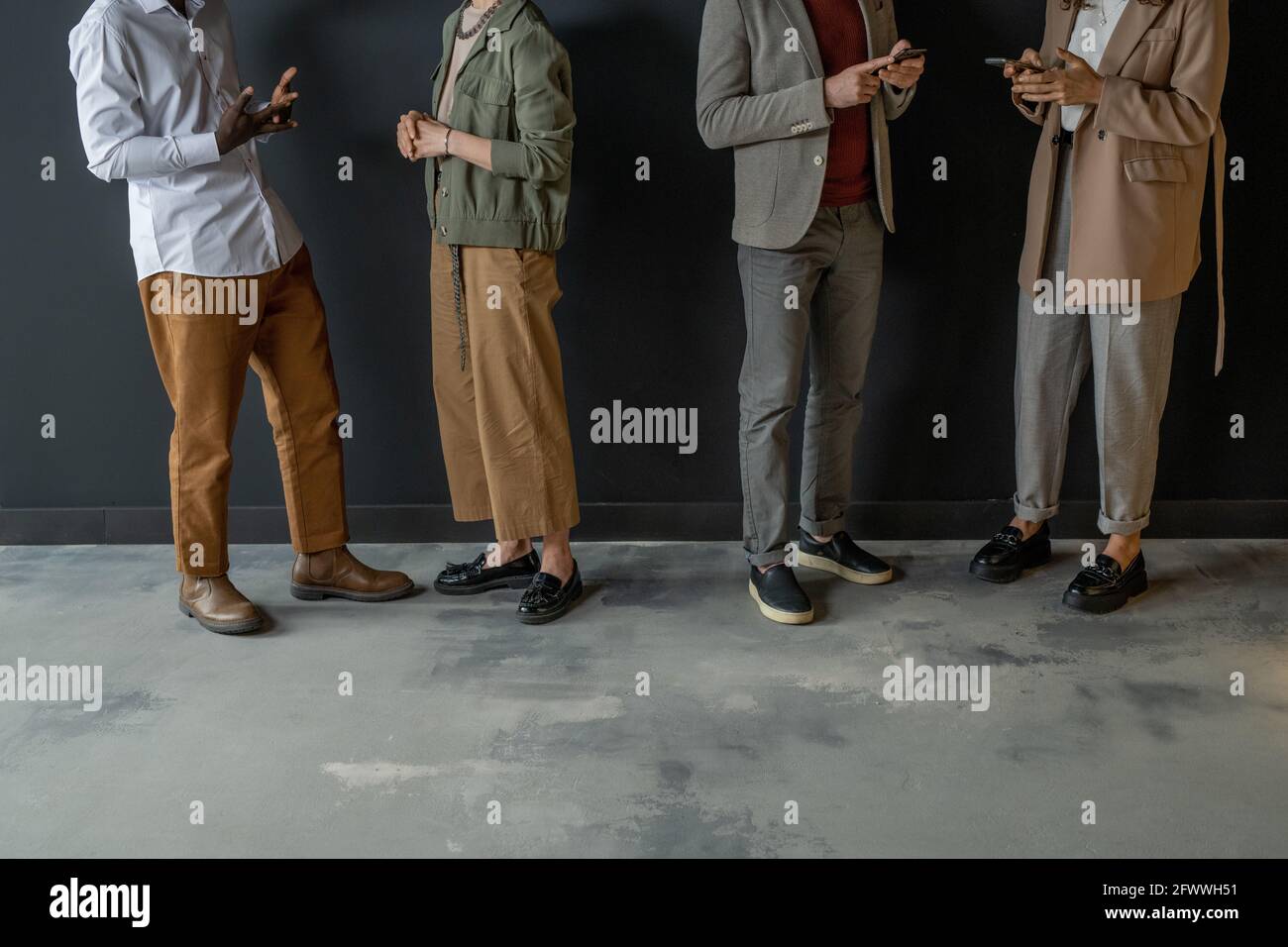 Different forms of modern communication of business people Stock Photo ...