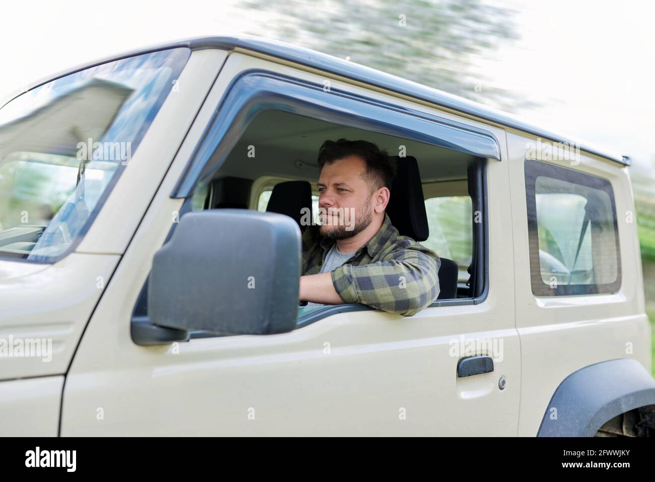 Middle aged driver hi-res stock photography and images - Alamy