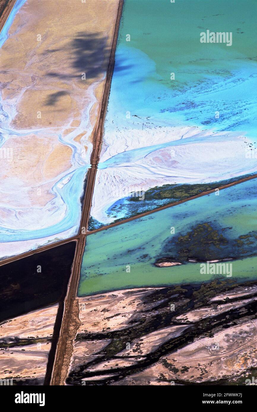 Salt Ponds at Agua Caliente; Mexico Stock Photo - Alamy