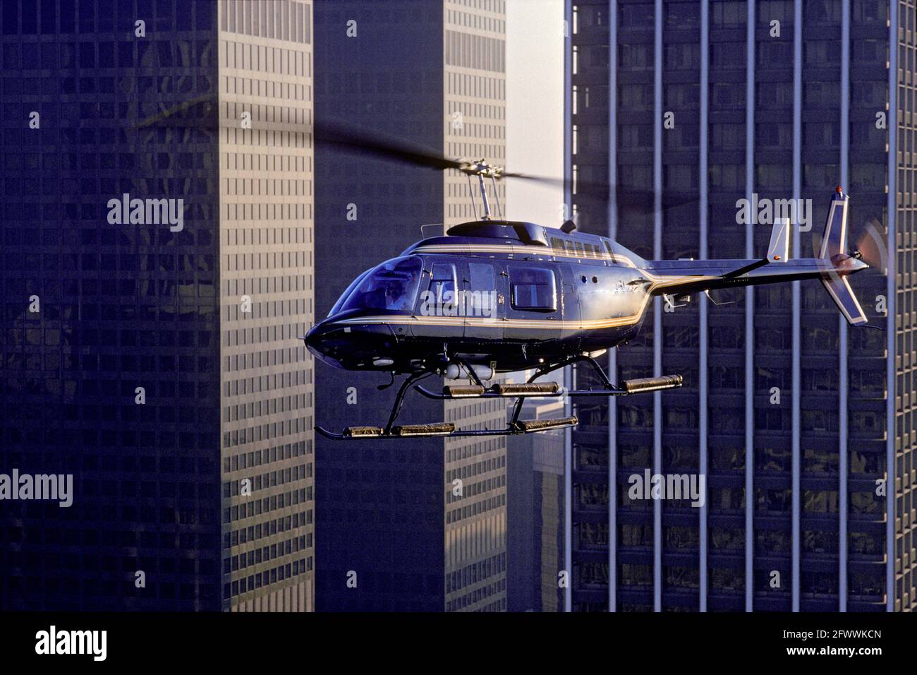 Bell Long Ranger Helicopter Stock Photo - Alamy