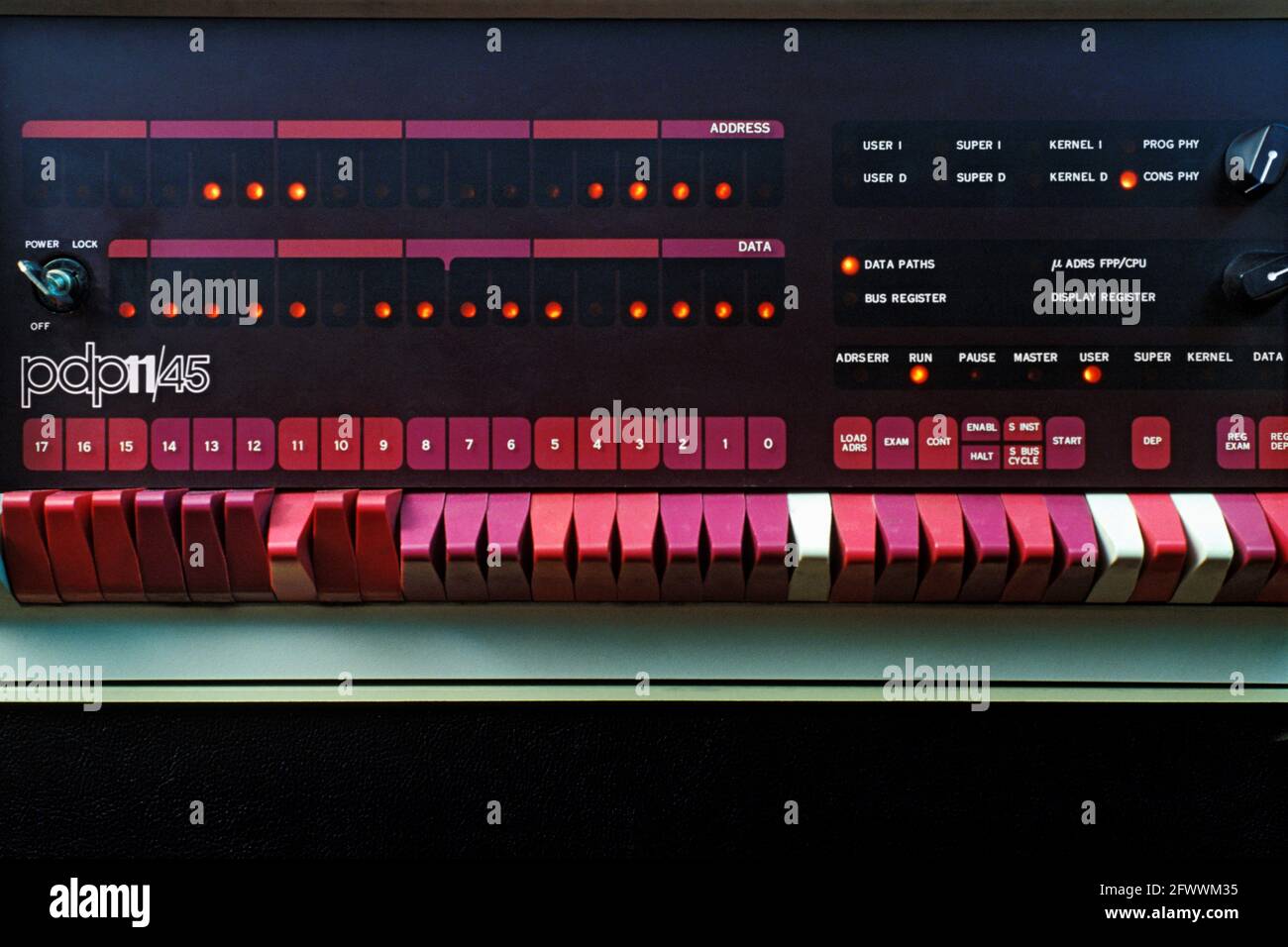 PDP-11 Minicomputer; ca. 1970s Stock Photo - Alamy