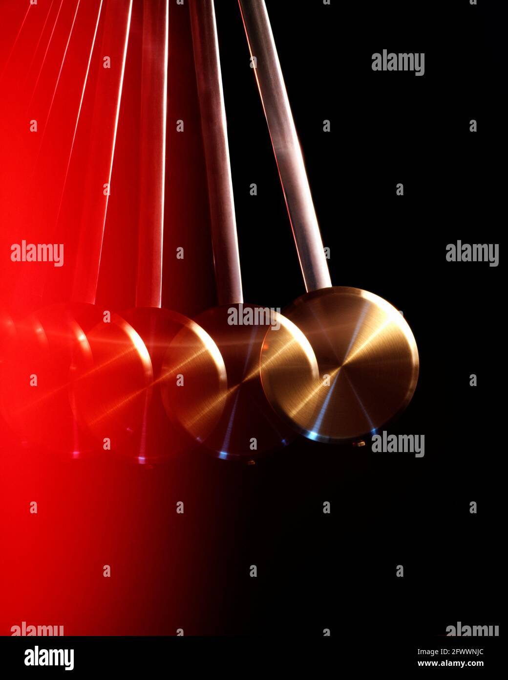 Pendulum Swings from Red to Black Stock Photo - Alamy