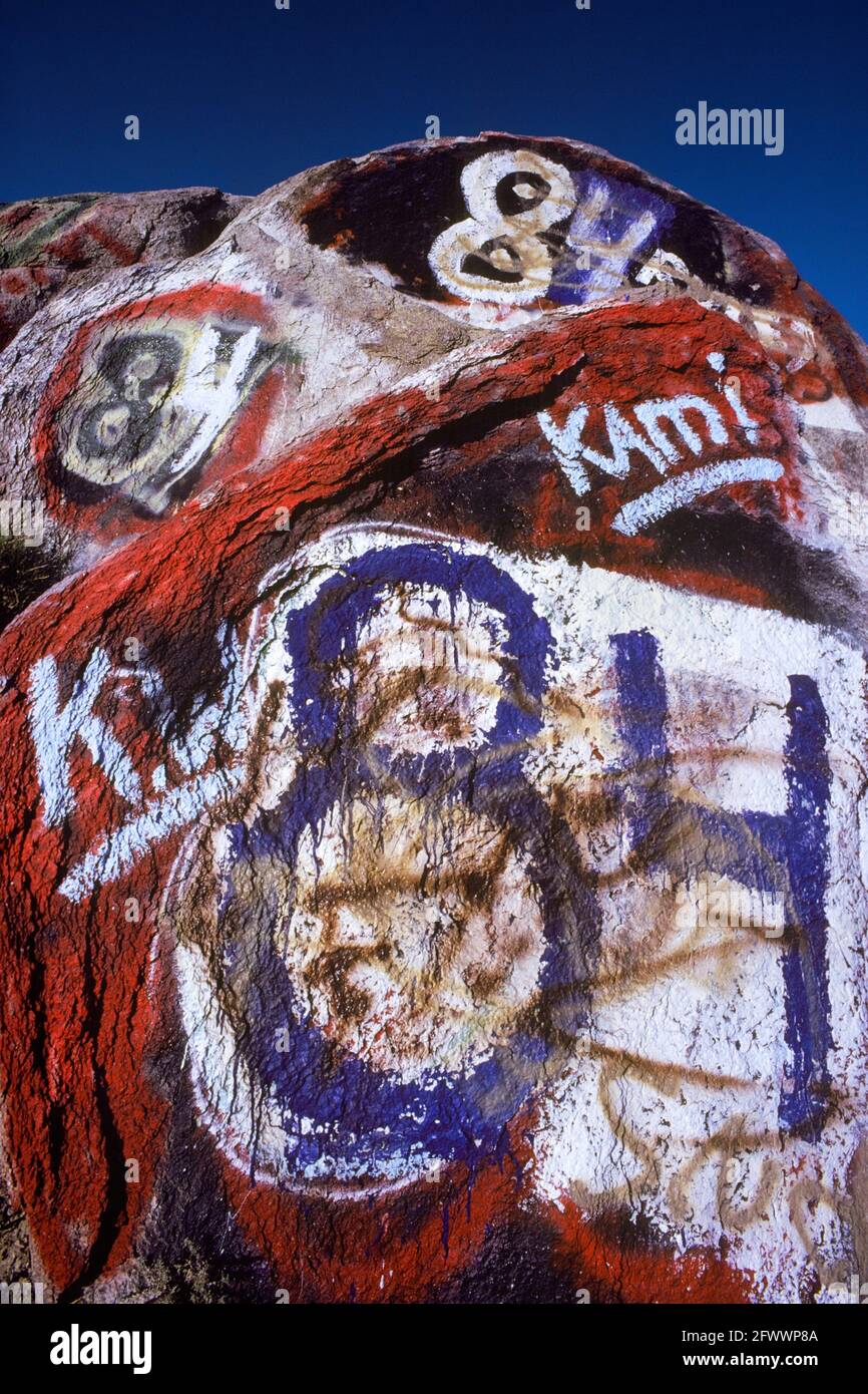 Graffiti Number 84 Stock Photo - Alamy