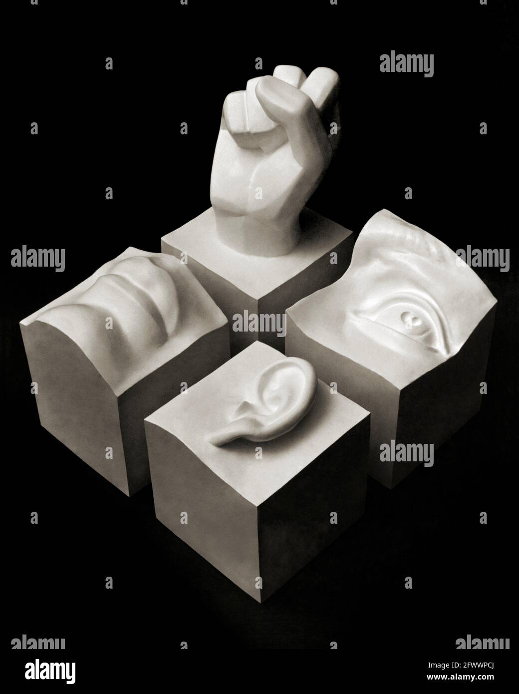 Sculpture of hand hi-res stock photography and images - Alamy
