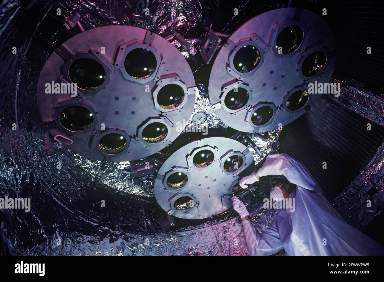 Optical Coating Chamber; Nose Cones Stock Photo - Alamy