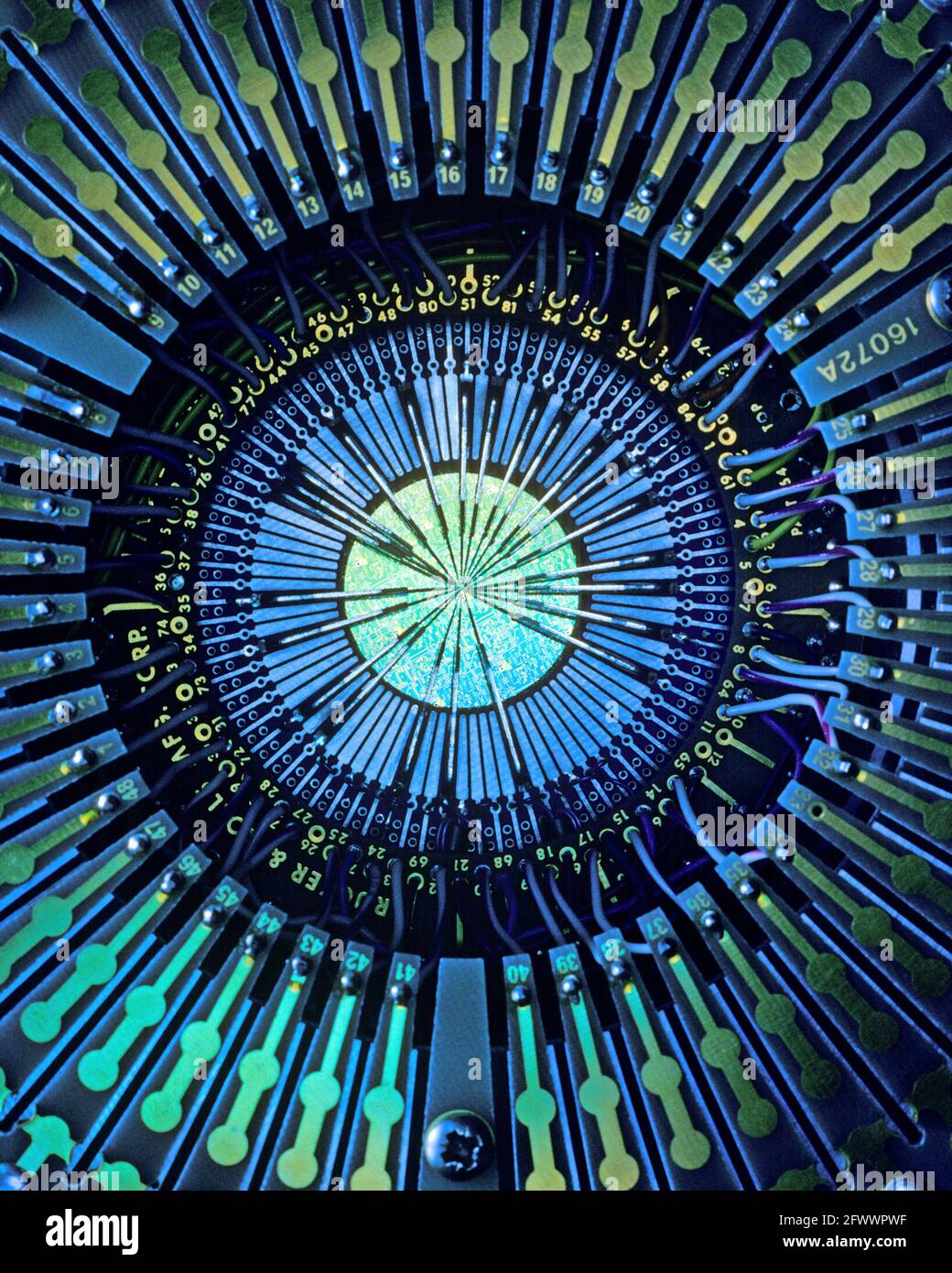 Gallium Arsenide Chip and Test Fixture Stock Photo - Alamy