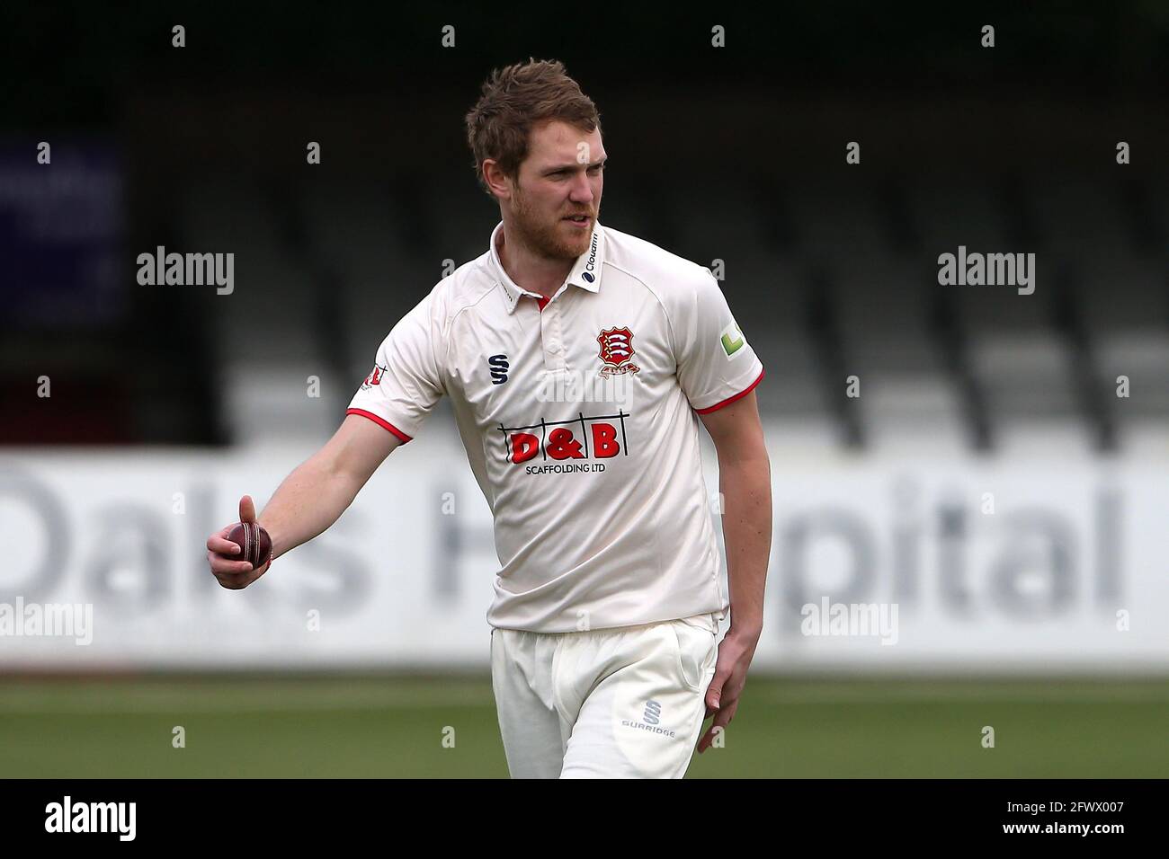 Jamie Porter of Essex during Essex CCC vs Lancashire CCC, Friendly ...