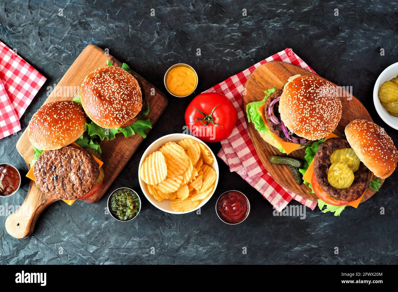 Overhead picnic table hi-res stock photography and images - Alamy