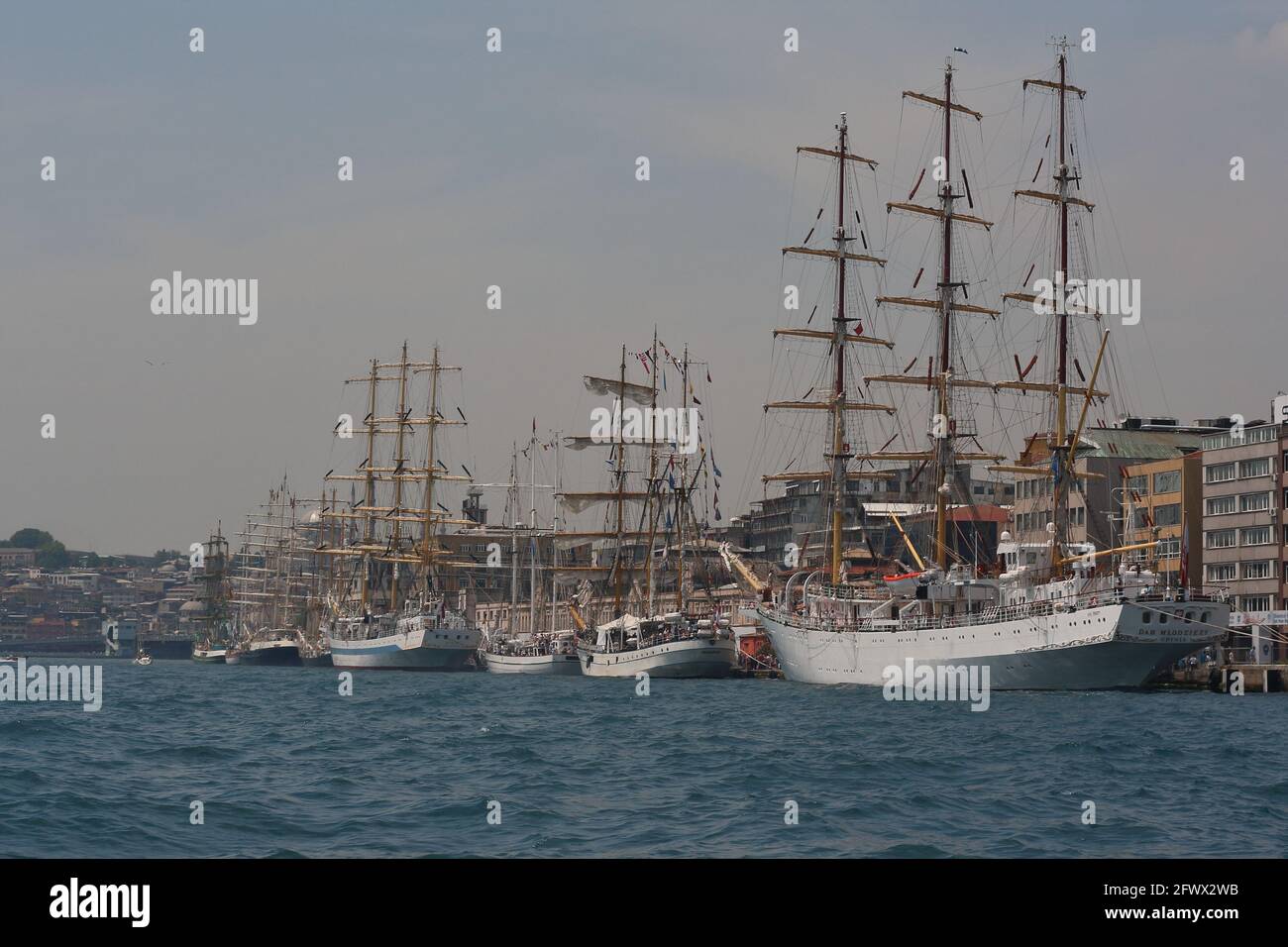 tall ships Istanbul port visit during Tall ship regatta Stock Photo - Alamy