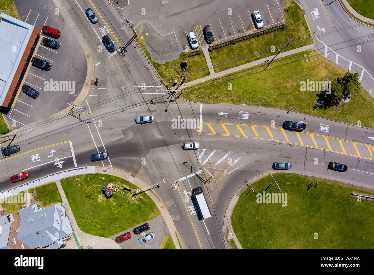Multiple lanes road hi-res stock photography and images - Alamy