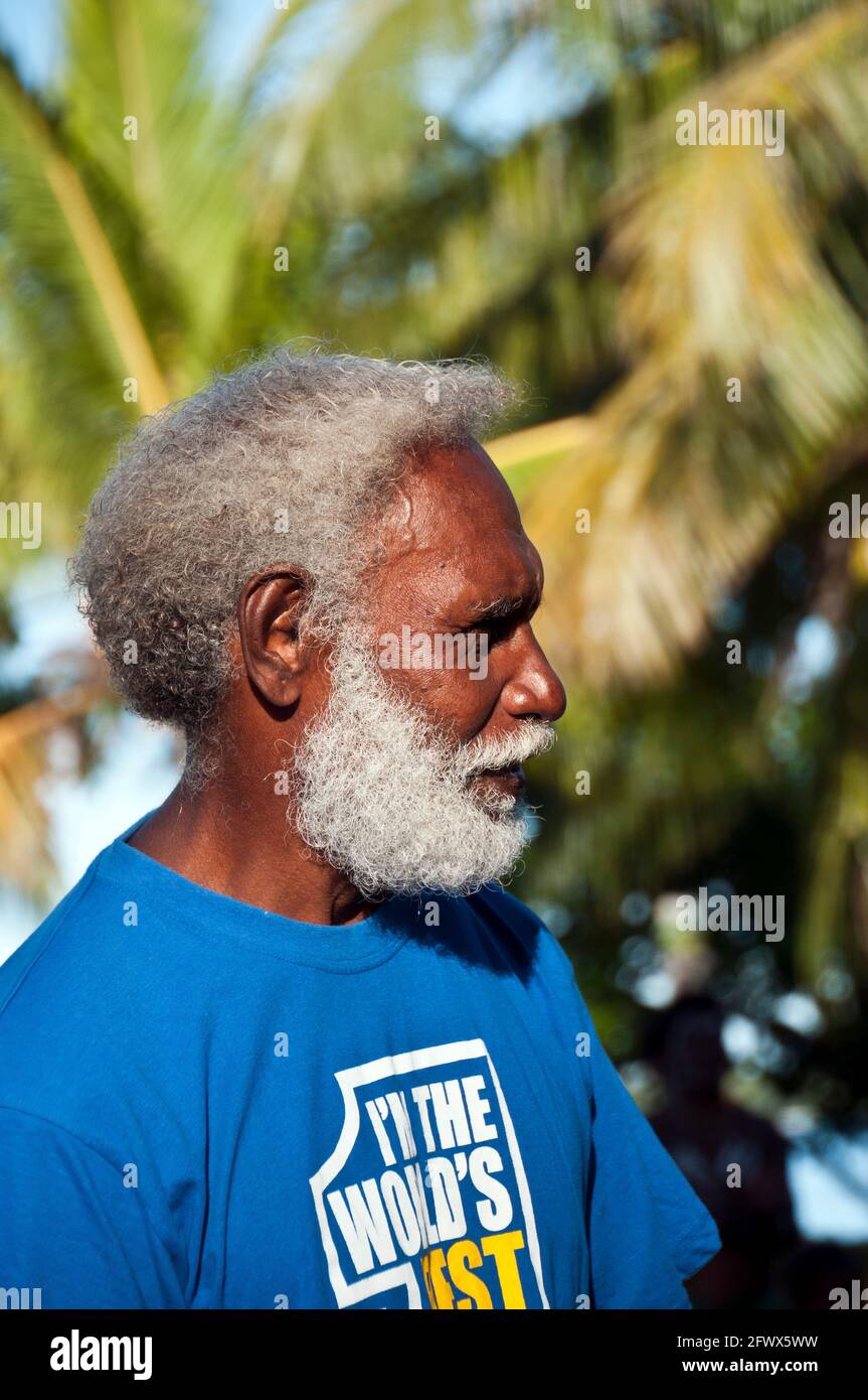 Island chief, Solomon Islands Stock Photo - Alamy