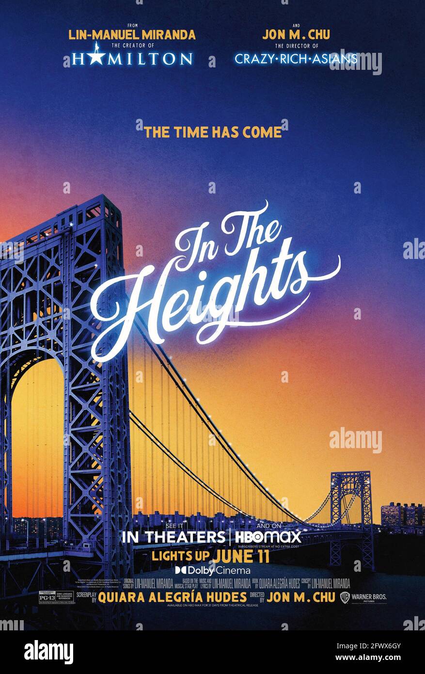 IN THE HEIGHTS, US poster, 2021. © Warner Bros. / courtesy Everett ...