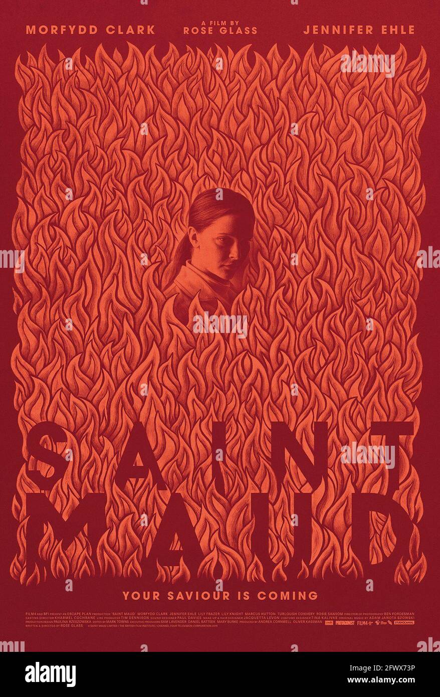 SAINT MAUD, poster, Morfydd Clark, 2019. © A24 / Courtesy Everett ...