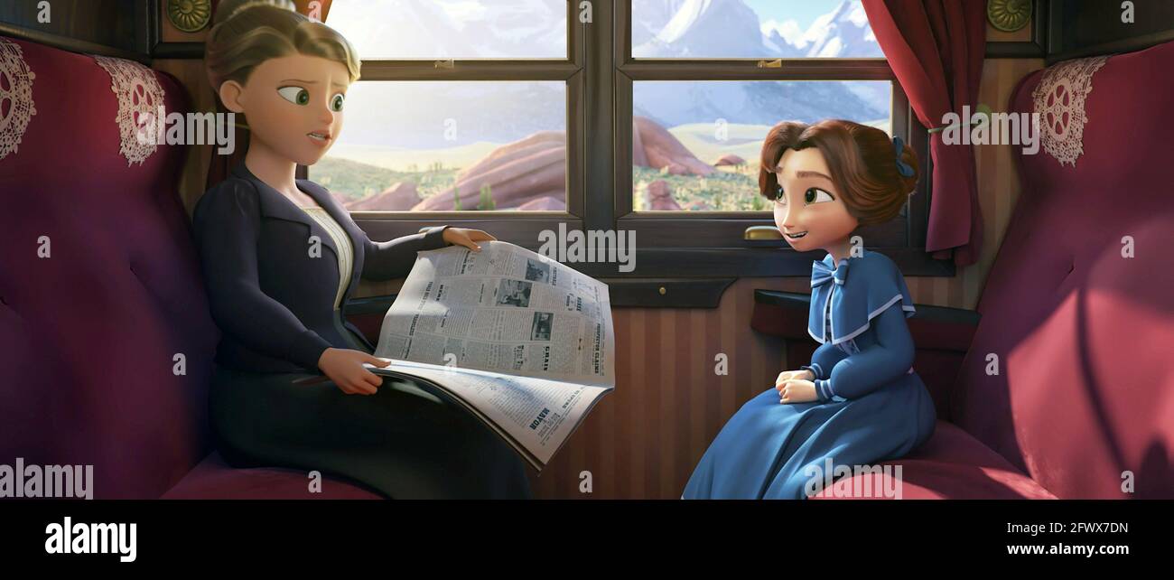 SPIRIT UNTAMED, from left: Aunt Cora (voice: Julianne Moore), Lucky ...