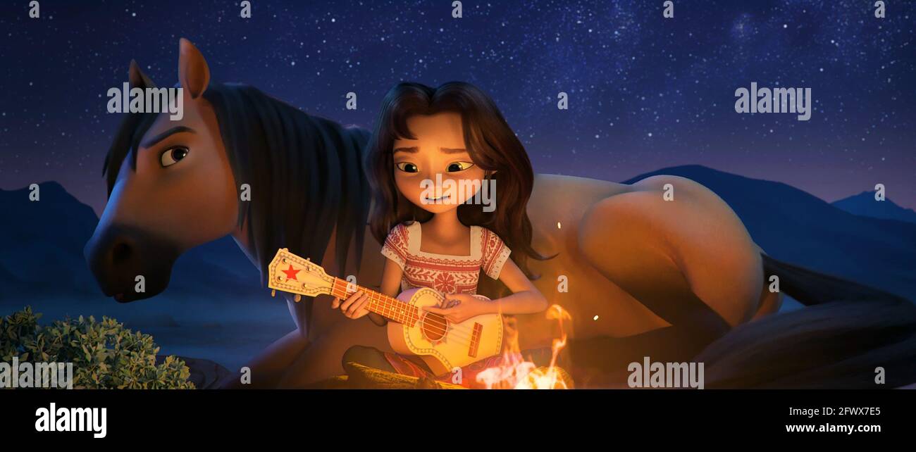 SPIRIT UNTAMED, from left: Spirit, Lucky Prescott (voice: Isabela ...