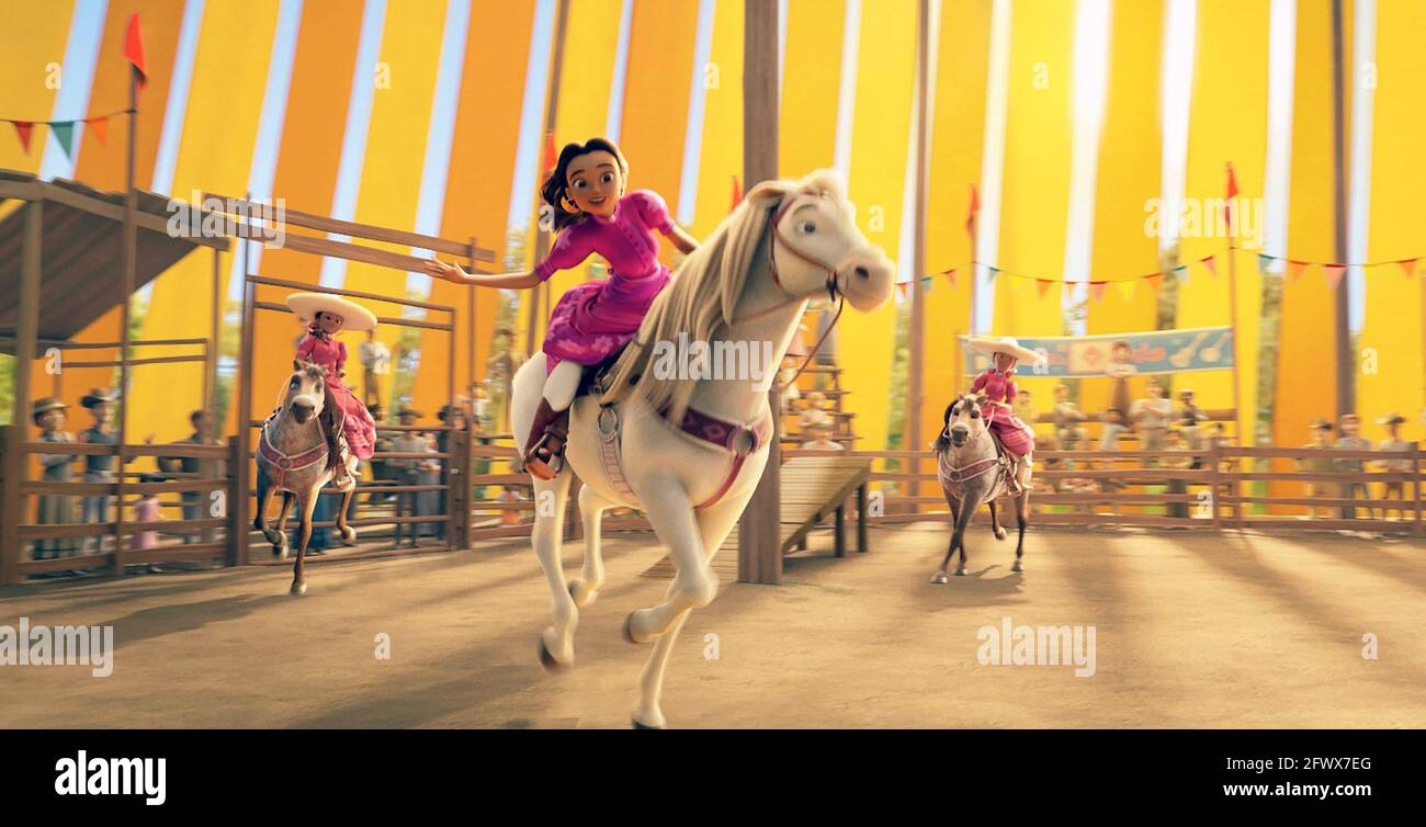 SPIRIT UNTAMED, Milagro Navarro (voice: Eiza Gonzalez, center), 2021 ...