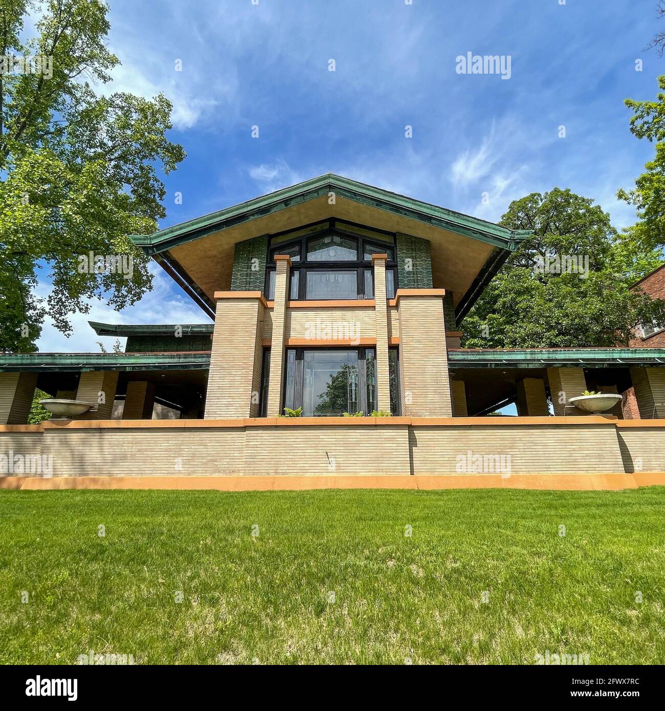 Springfield, IL USA - May 14, 2021: Dana Thomas House a Frank Lloyd ...