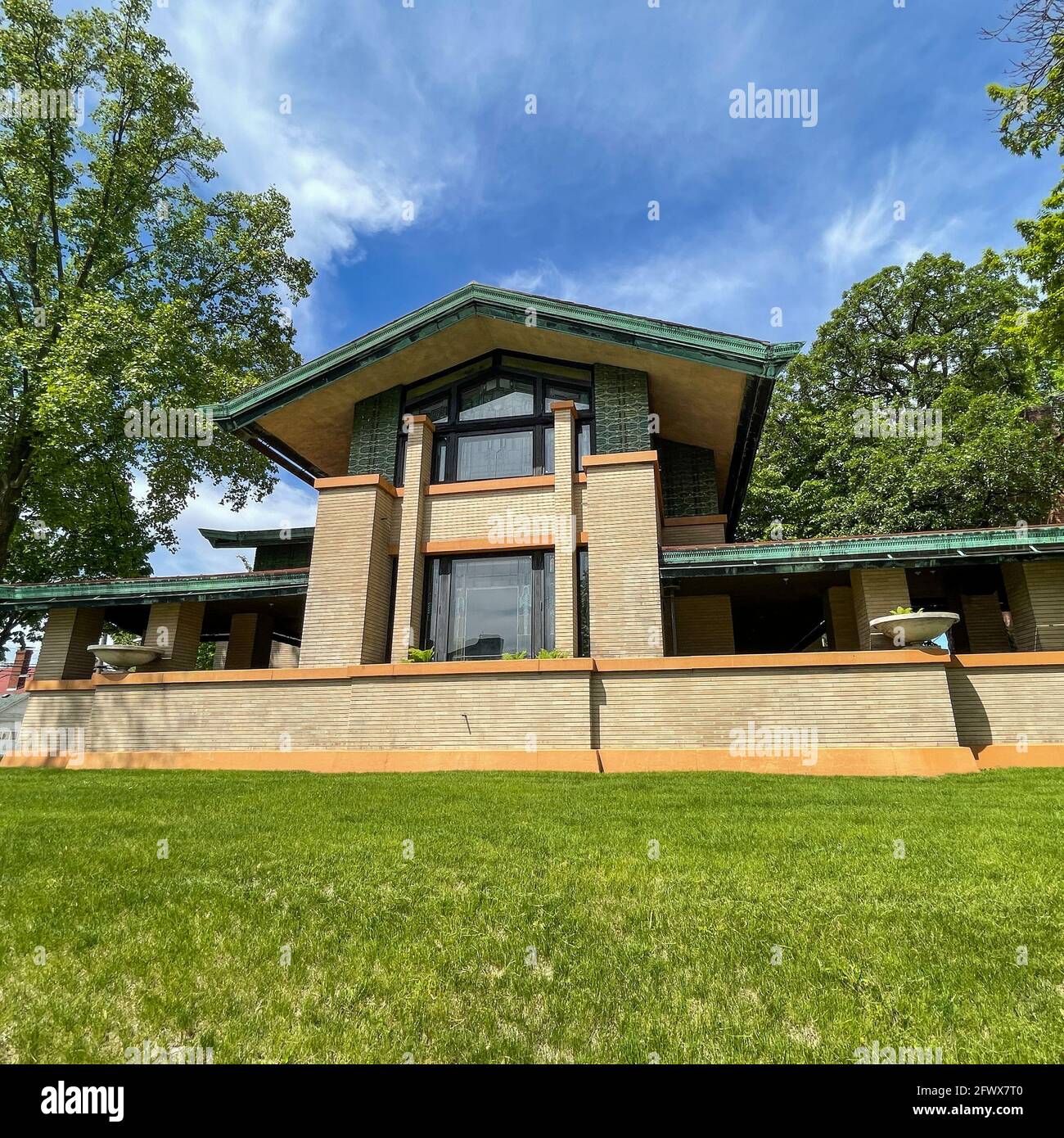 Springfield, IL USA - May 14, 2021: Dana Thomas House a Frank Lloyd ...