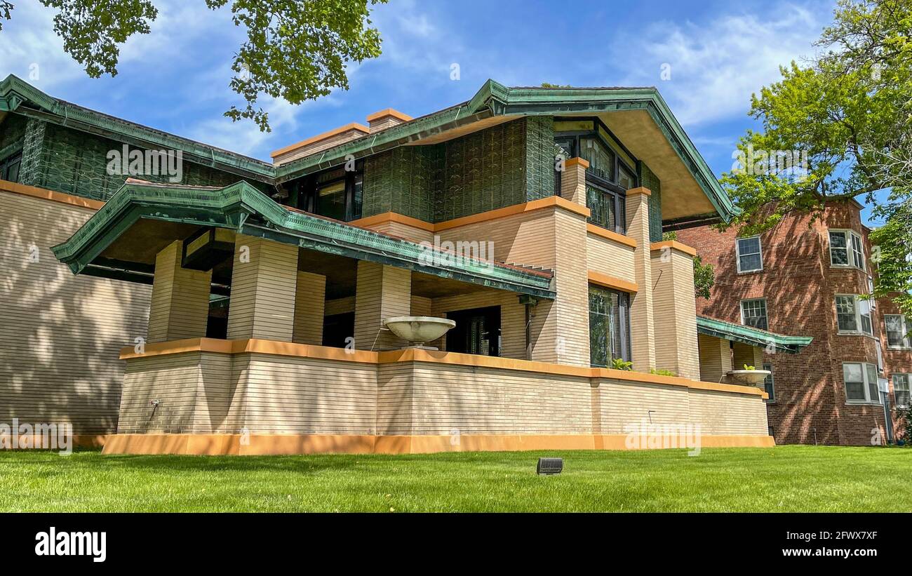 Dana thomas house, springfield hi-res stock photography and images - Alamy