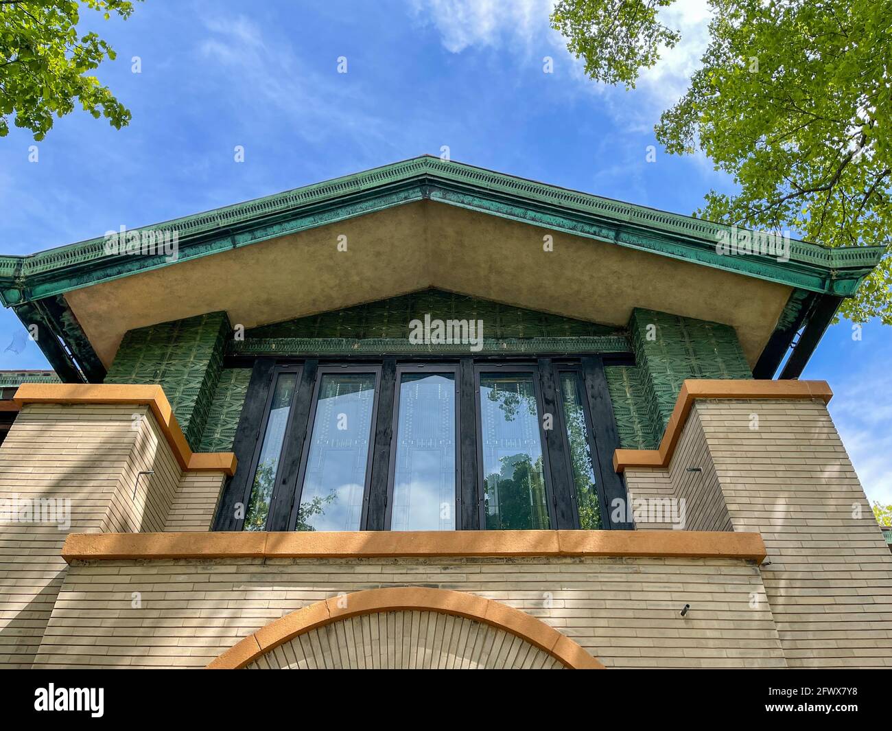 Springfield, IL USA - May 14, 2021: Dana Thomas House a Frank Lloyd ...