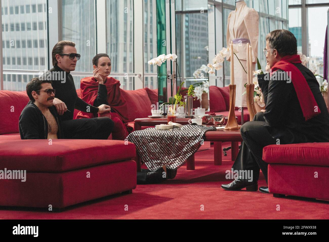 HALSTON, from left: Gian Franco Rodriguez, as Victor Hugo, Ewan ...