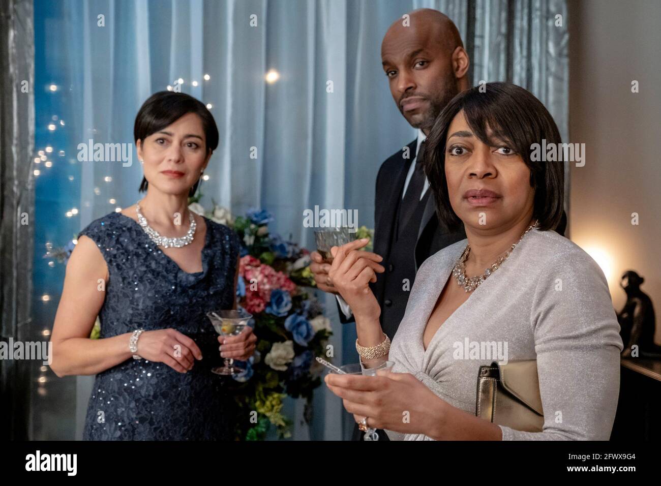 MORNING SHOW MYSTERIES, from left: Monique Helbig, Colin Lawrence ...