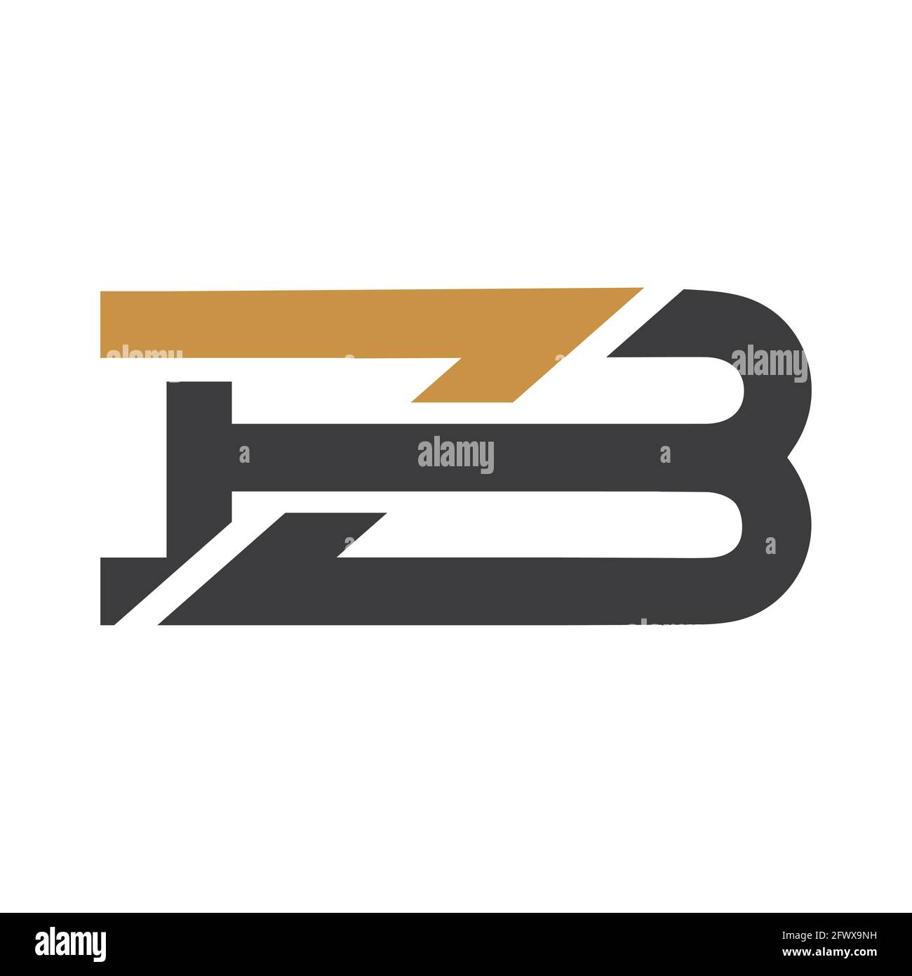 Alphabet letters Initials Monogram logo BZ, ZB, Z and B Stock Vector ...