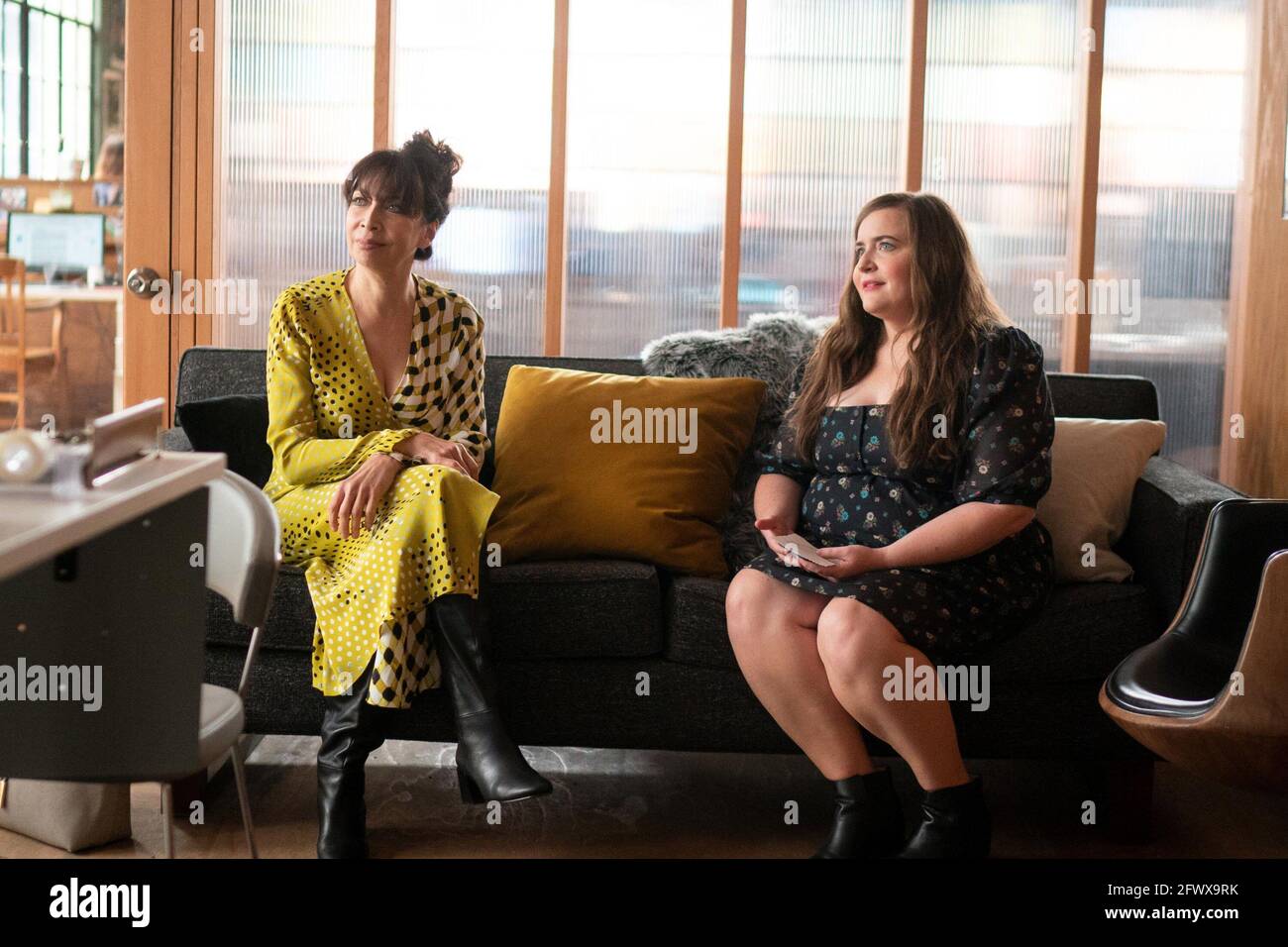 SHRILL, from left: Illeana Douglas, Aidy Bryant, No', (Season 3, ep ...