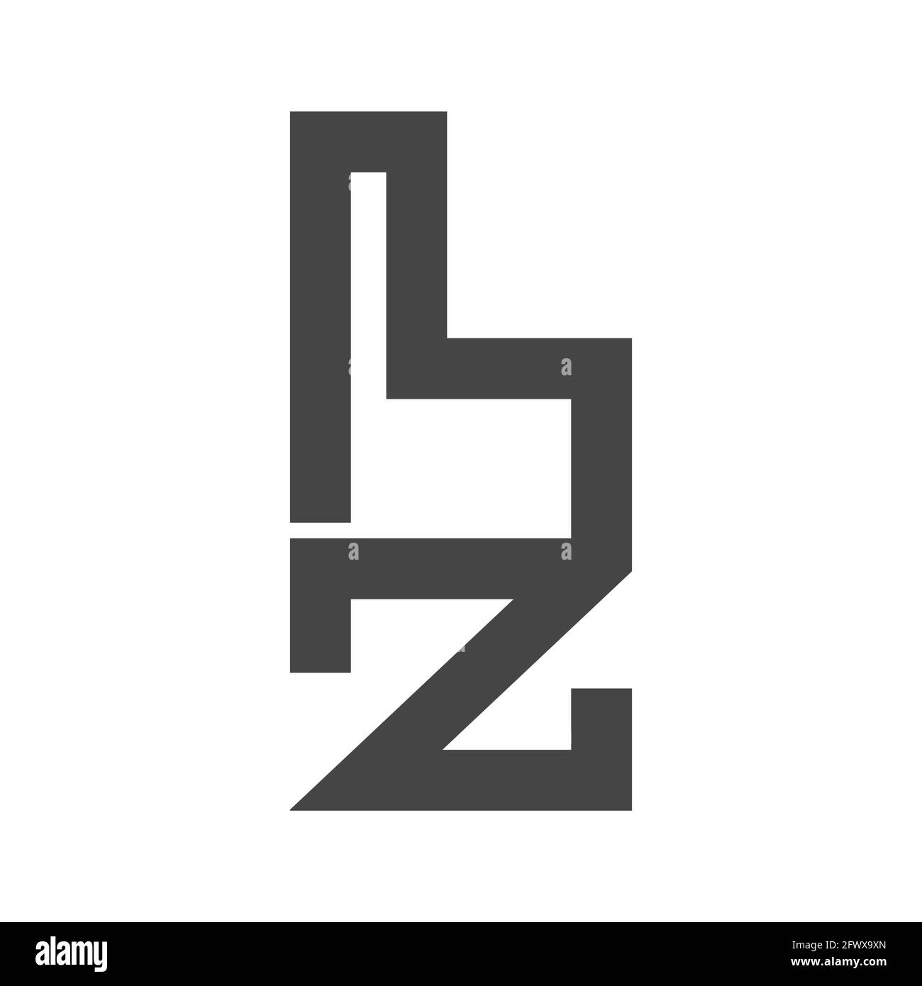 Alphabet letters Initials Monogram logo BZ, ZB, Z and B Stock Vector ...