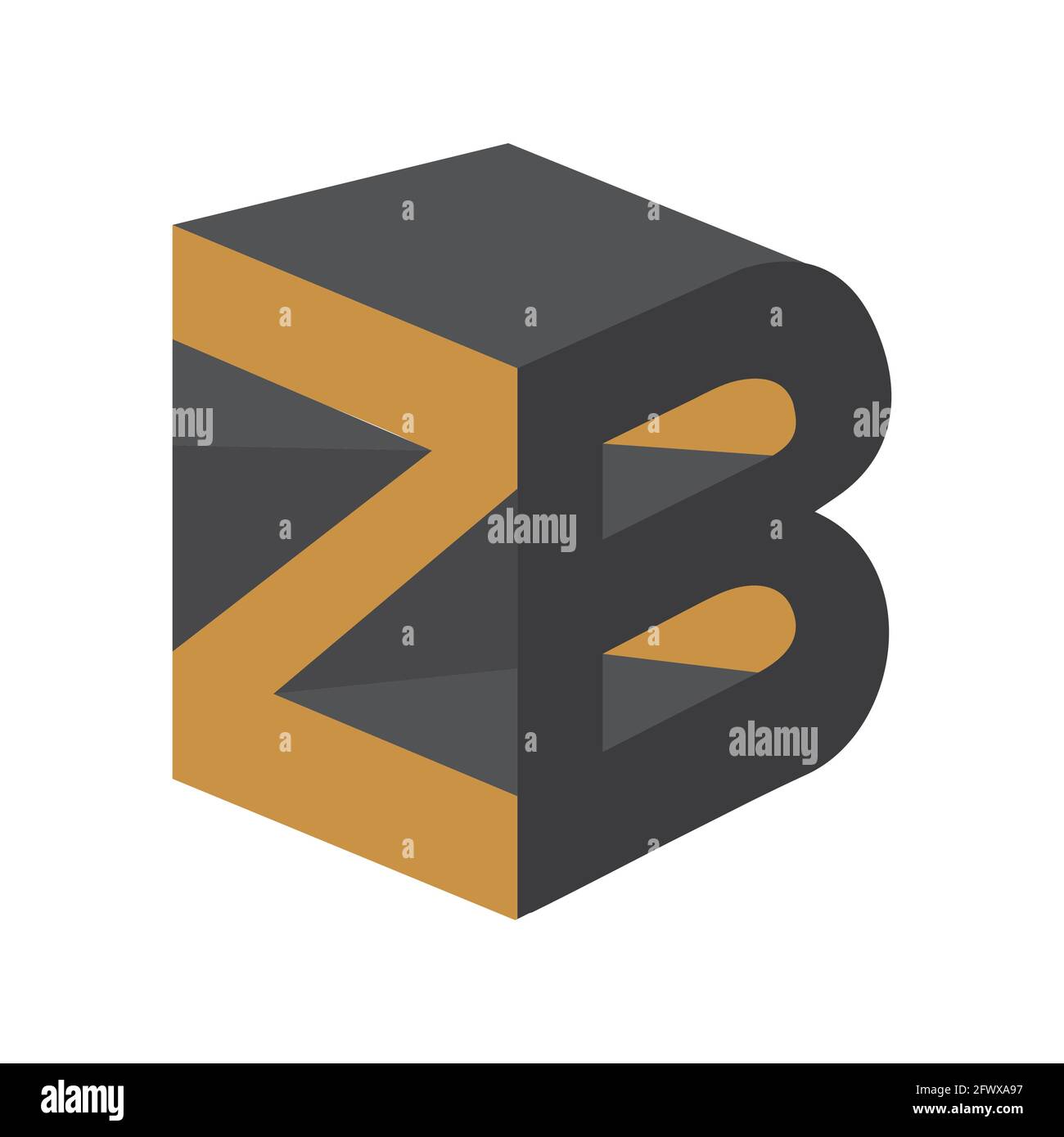 Alphabet letters Initials Monogram logo BZ, ZB, Z and B Stock Vector ...