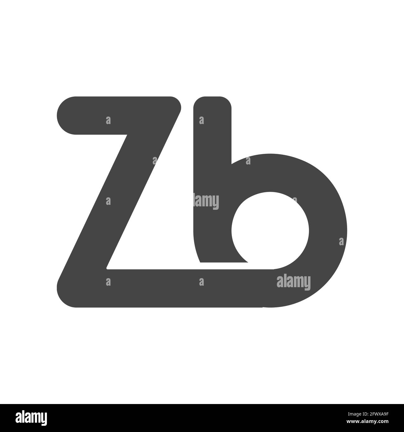 Alphabet letters Initials Monogram logo BZ, ZB, Z and B Stock Vector ...