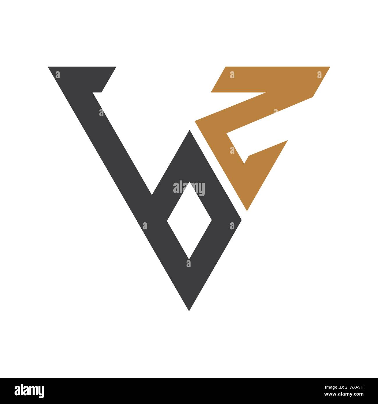 Alphabet letters Initials Monogram logo BZ, ZB, Z and B Stock Vector ...