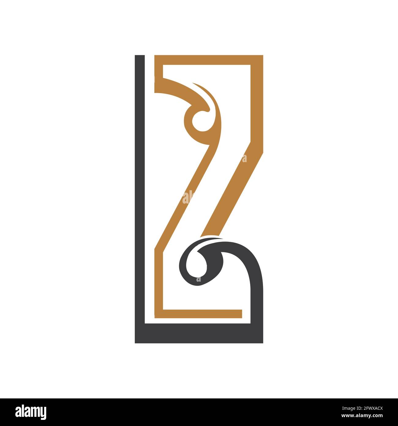 Alphabet letters Initials Monogram logo BZ, ZB, Z and B Stock Vector ...