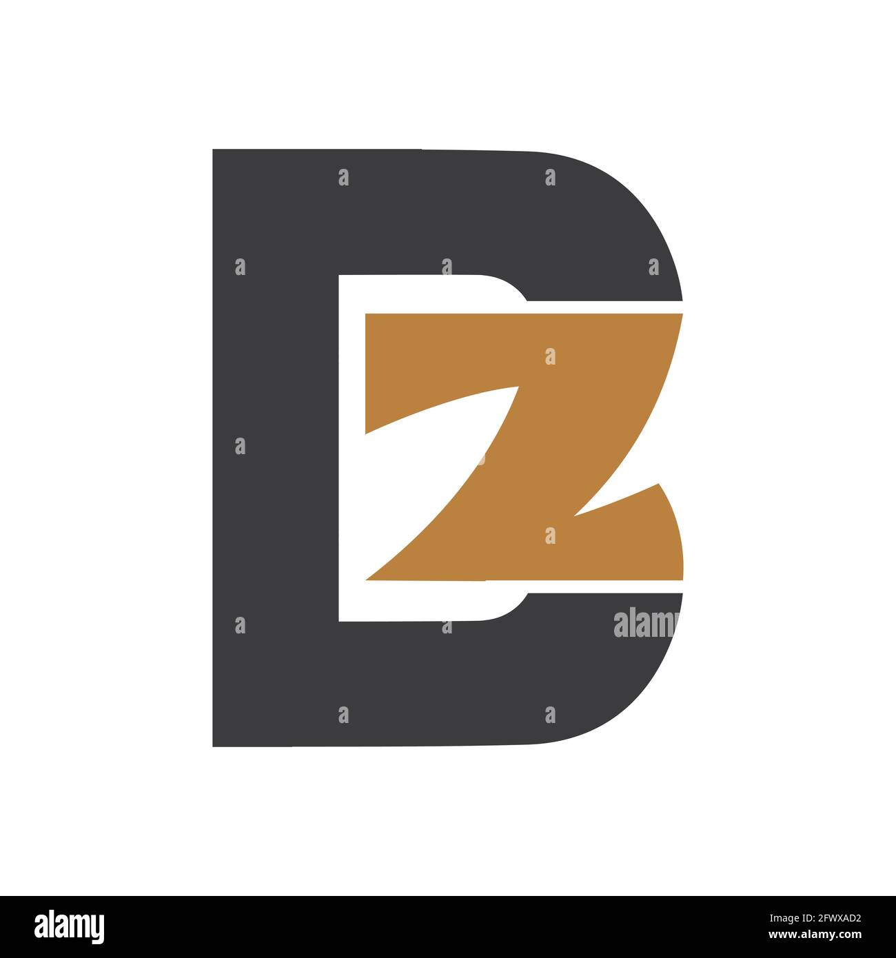 Alphabet letters Initials Monogram logo BZ, ZB, Z and B Stock Vector ...