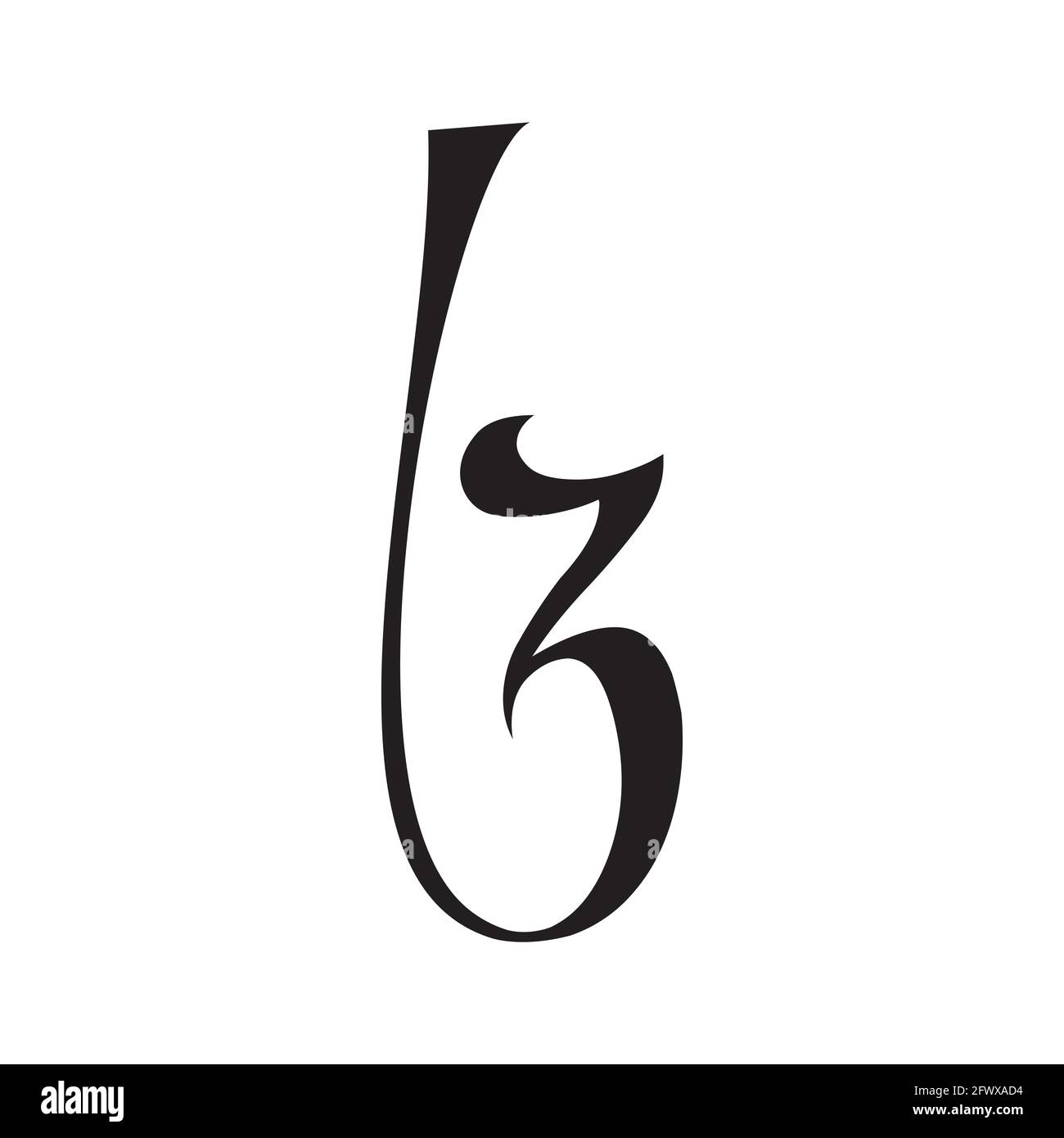 Alphabet letters Initials Monogram logo BZ, ZB, Z and B Stock Vector ...