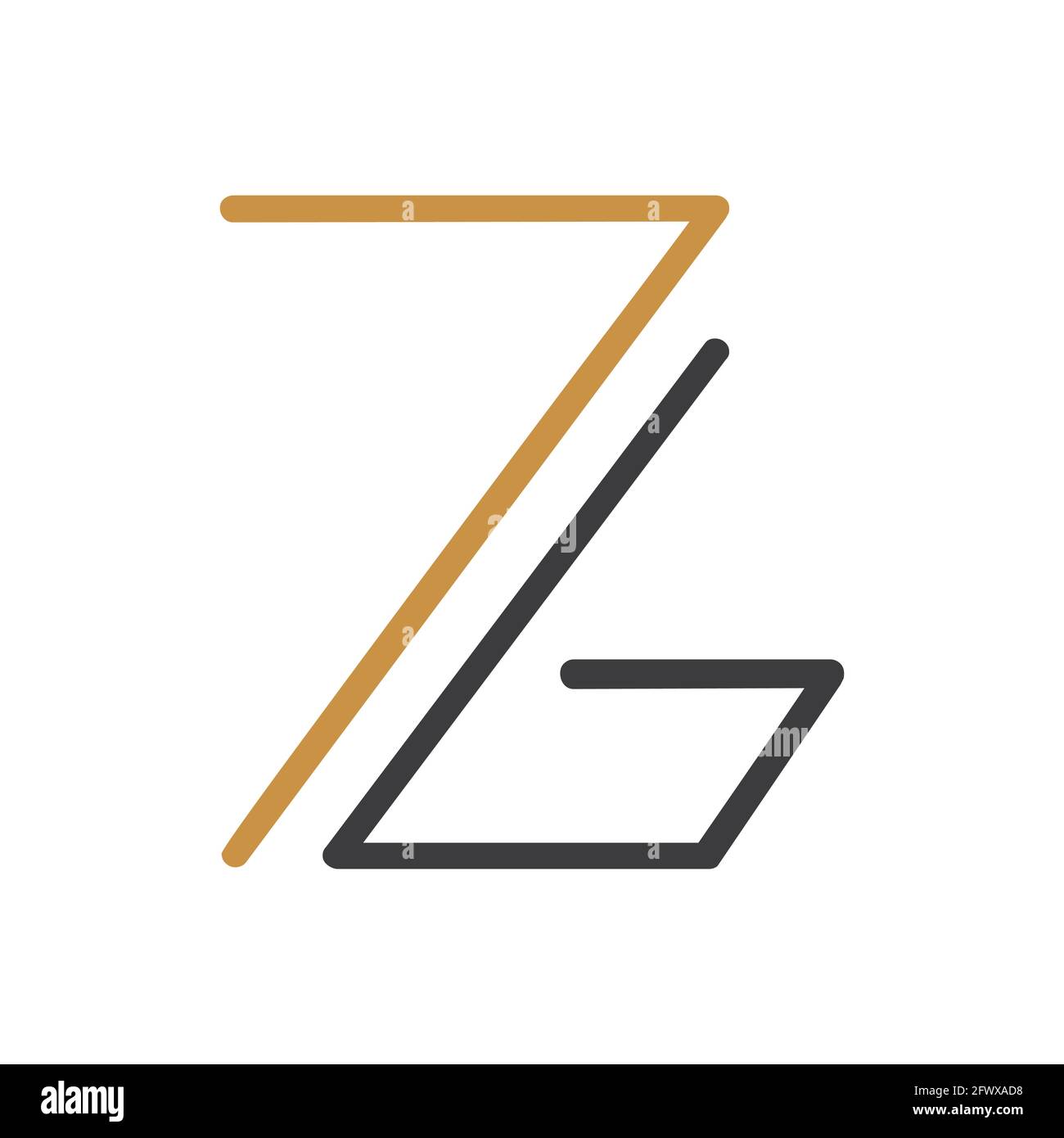 Alphabet letters Initials Monogram logo BZ, ZB, Z and B Stock Vector ...