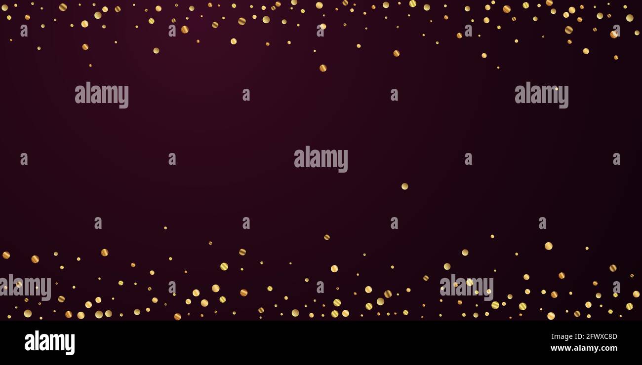 Sparse gold confetti luxury sparkling confetti. Scattered small gold ...